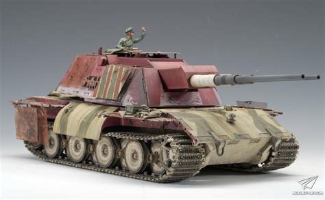 1 35 E 100双管88mm超重型防空坦克 静态模型爱好者 致力于打造最全的模型评测网站