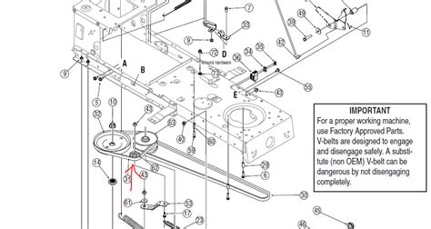 Belt Diagram For Troy Bilt Riding Mower Transmission Belt Di