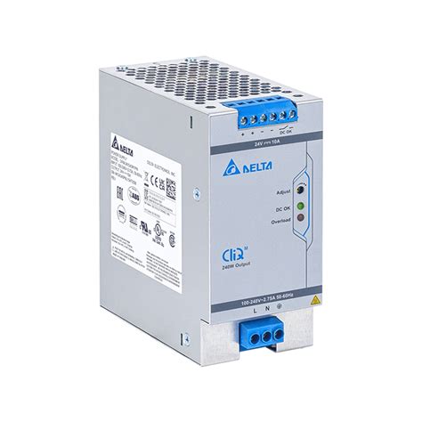DRM 24V240W1PN Fuente de alimentación Serie CLIQ M simple fase Metal