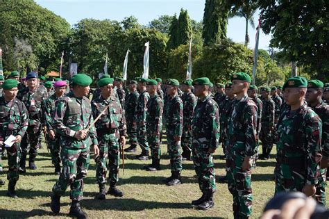 Jelang Pemilu 2024 Pangdam IX Udayana Pimpin Apel Gelar Pasukan Di