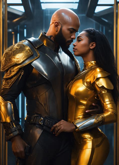 Lexica Strong Muscular Bald Mixed Race Black Man Man Villain With