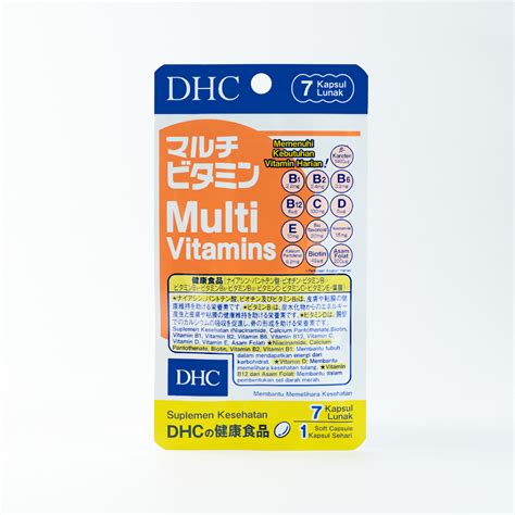 Jual Dhc Multi Vitamins Suplemem 7 Buah Shopee Indonesia