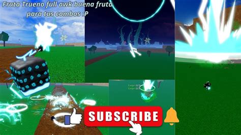 Fruta Trueno Full Awk Buena Fruta Para Pvps YouTube