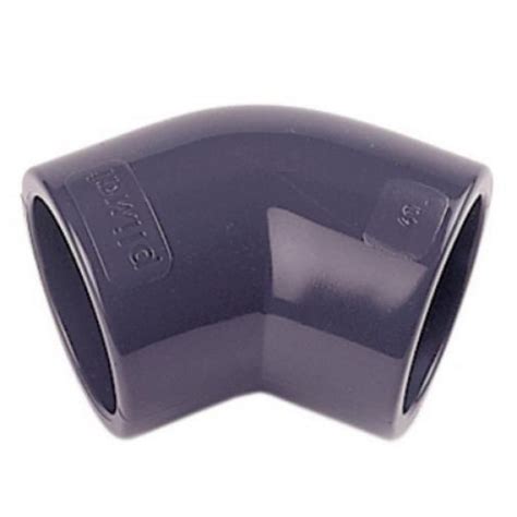 Codo pvc presión encolar 45º D 90mm Fontanería online