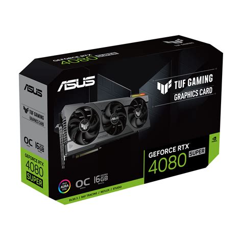 La tarjeta gráfica TUF Gaming GeForce RTX 4080 SUPER ofrece una