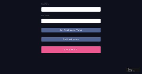 React Hook Form V7 Ts Setvalue Codesandbox