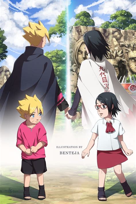 Dessin Boruto Sarada Mitsuki Naruto Sasuke And Sakura Imagesee