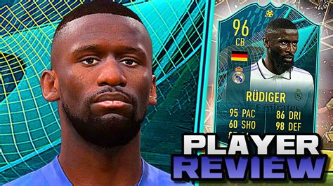 FIFA 22 LIVE 6PM CONTENT 97 ANTONIO RUDIGER MOMENTS PLAYER REVIEW LIVE