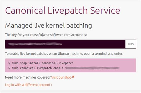 canonical livepatch service automatically updates ubuntu 16 04 lts and later with the latest