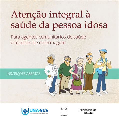 Curso Atenção Integral à Saúde da Pessoa Idosa abre matrículas para o