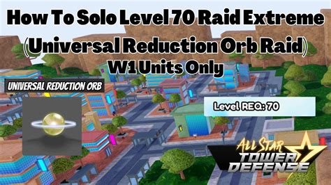 How To Solo Universal Reduction Orb Raid Extreme Beginner Friendly All