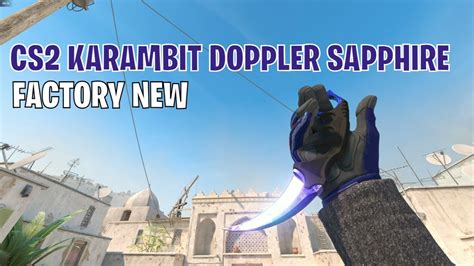 Karambit Doppler Sapphire CS2 Skin Showcase 123 YouTube