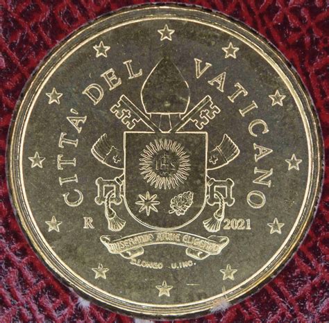Vatican 10 Cent Coin 2021 Euro Coins Tv The Online Eurocoins Catalogue