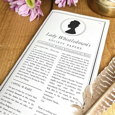 Anthony Kate Lady Whistledown S Society Papers DIGITAL Bridgerton