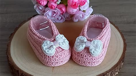 Sapatinho de crochê para bebê muito fácil de fazer 9cm YouTube