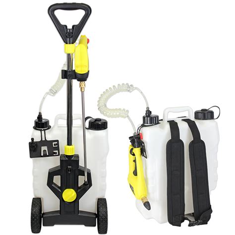Irroratore Elettrico A Batteria Su Ruote O A Zaino Serbatoio Da 16L