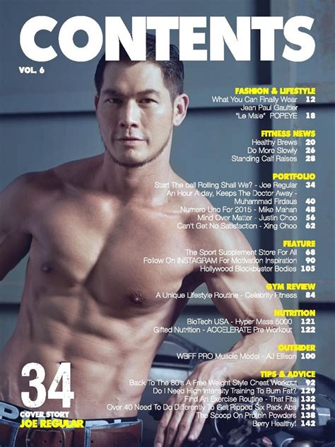 Joe Regular Men S Physique Malaysia Vol 6 May 2016