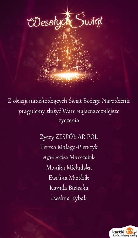 Z okazji nadchodzących Świąt Bożego Narodzenie Darmowe kartki