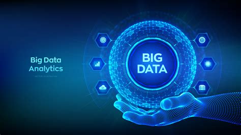 Big Data Analytics Big Data Innovation Technology Concept Blockchain
