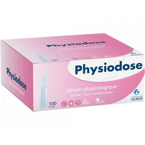 Serum physiologique 100x5ml matériel médical ADOM Médical