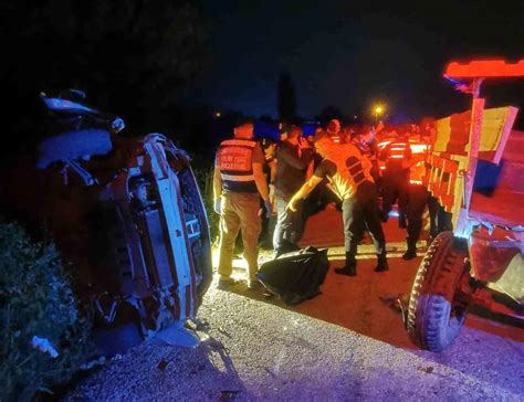 Osmaniye de zincirleme trafik kazasında 1 kişi öldü 2 kişi yaralandı
