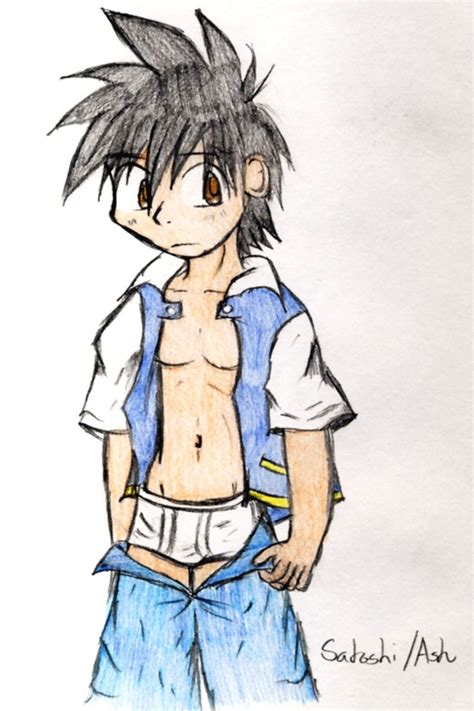 Ash Ketchum Shirtless Men View Source Good Looking Men Satan Sick