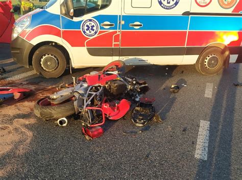 Tragiczny wypadek z udziałem motocyklisty Aktualności KPP w Nowym