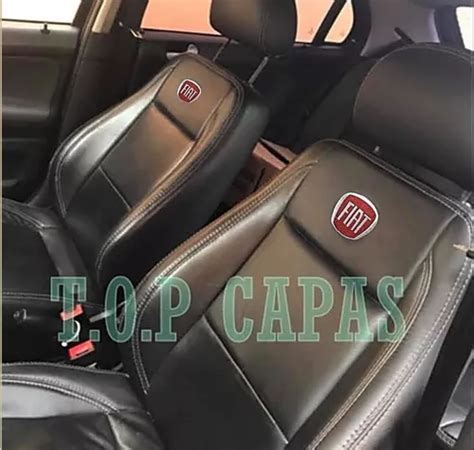 Capa Banco Carro Toda Couro Fiat Uno Palio Argo Idea Siena