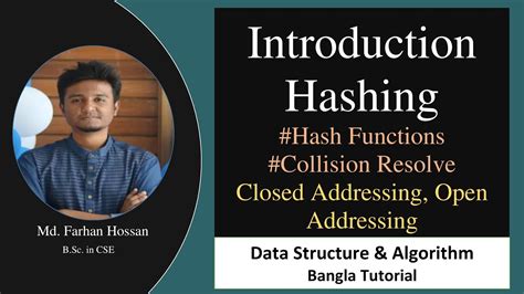 introduction hashing hash functions collision resolve data structure and algorithm bangla