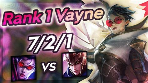 Vayne Vs Quinn Challenger Gameplay Rank Vayne Youtube