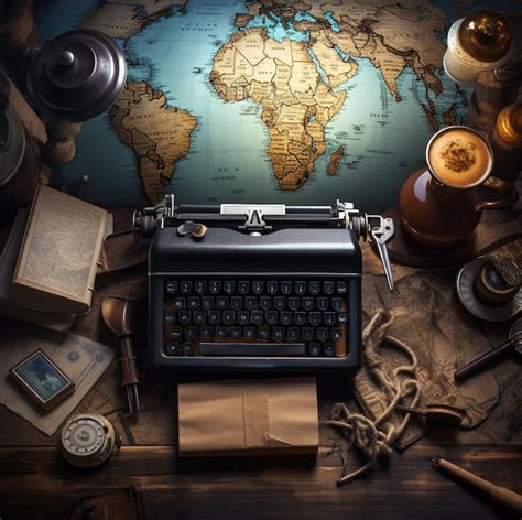 Un Mapa Del Mundo Con Un Mapa Del Mundo Y Un Mapa Del Mundo Foto Premium