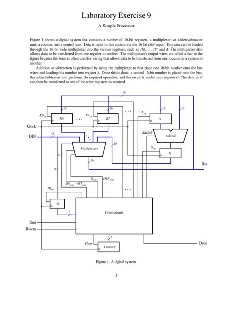 lab9 vhdl pdf instruction set central processing unit