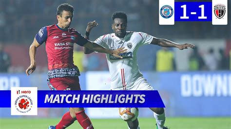 Jamshedpur FC 1 1 NorthEast United FC Match 30 Highlights Hero ISL