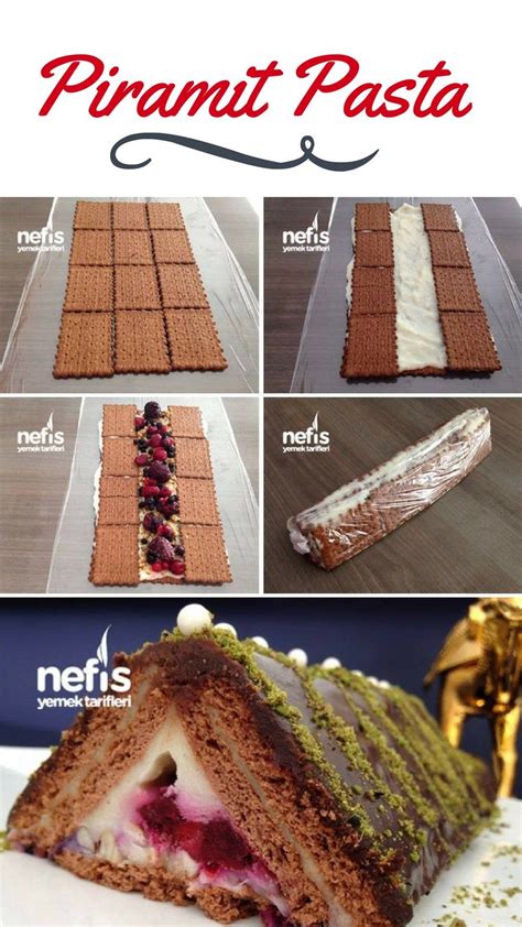 Bisküvili Meyveli Piramit Pasta Nefis Yemek Tarifleri Recipe Cake