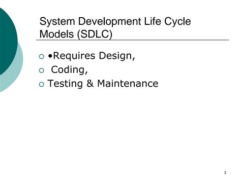 SOLUTION System Development Life Cycle Models Sdlc Studypool