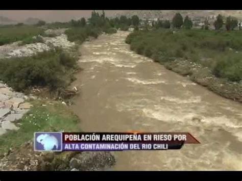 TVMUNDO Arequipa Alta contaminación del río Chili YouTube