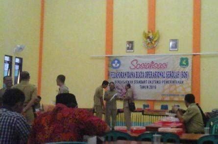 Disdik Kontinyu Sosialisasikan Penggunaan Dana BOS Kabupaten Sumenep