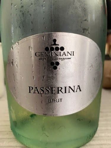 Casa Vinicola Geminiani Passerina Brut Vivino US