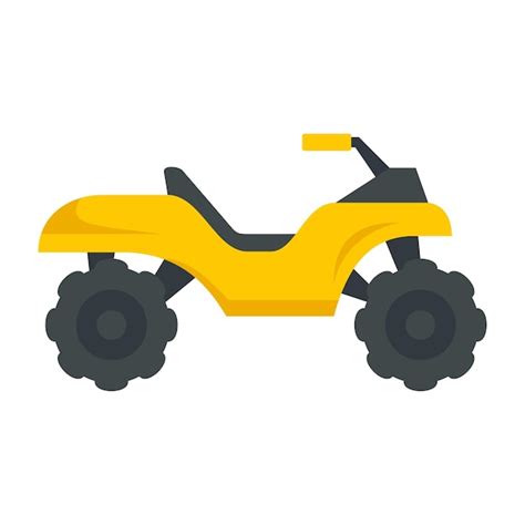 Premium Vector Top Quad Bike Icon Flat Illustration Of Top Quad Bike