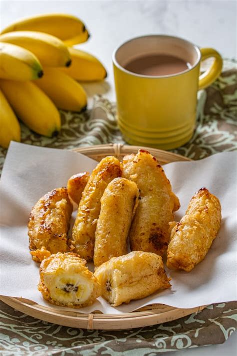 Pisang Goreng Banana Fritters Wok Skillet