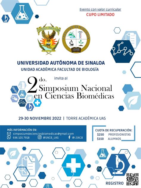 Segundo Simposio Nacional en Ciencias Biomédicas a realizarse del 29