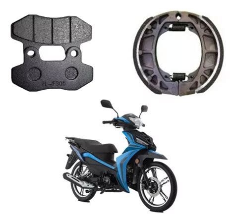 Kit Balatas Delanteras Y Traseras At Rt Original Italika Env O Gratis