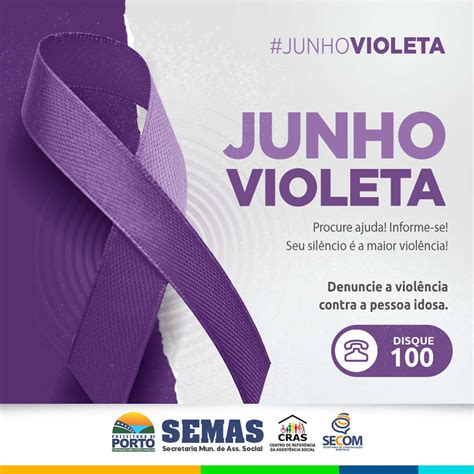 Junho Violeta Alerta Para A Conscientiza O E Combate Viol Ncia