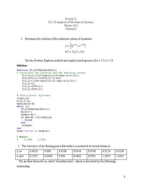 numerical analysis of nonlinear systems and bessel functions pdf boundary layer
