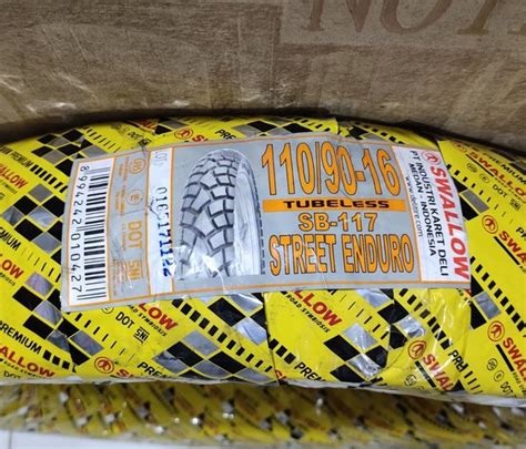 Jual Ban Swallow 110 90 16 Ring 16 SB 117 Street Enduro Tubeless Di
