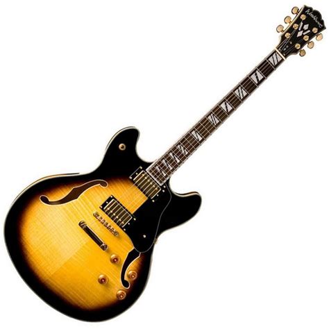 Guitarra Washburn Hb Ts Sunburst Semi Acustica Submarino