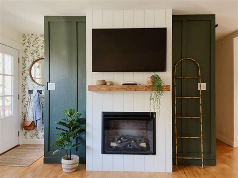 DIY Modern Farmhouse Fireplace Harbor Pine