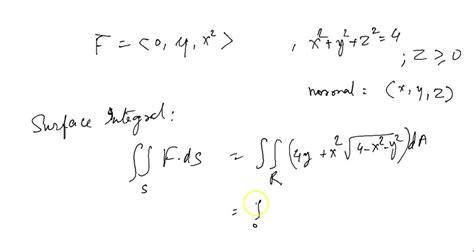 solved point compute the surface integral over the given oriented surface f 0 4 x2