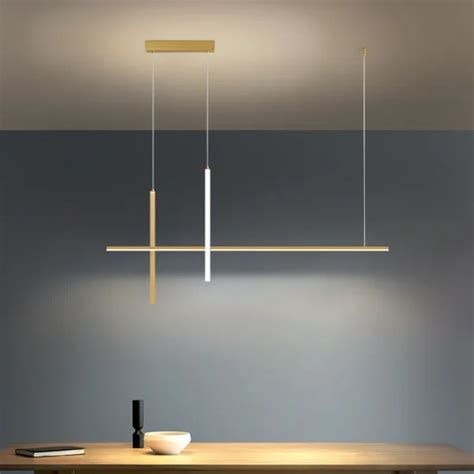 Lustre Minimalista Barra Alumínio Linear Fita De LED Importado Sem