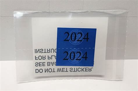 Fake Registration Sticker 2024 Vanny Jaquelyn